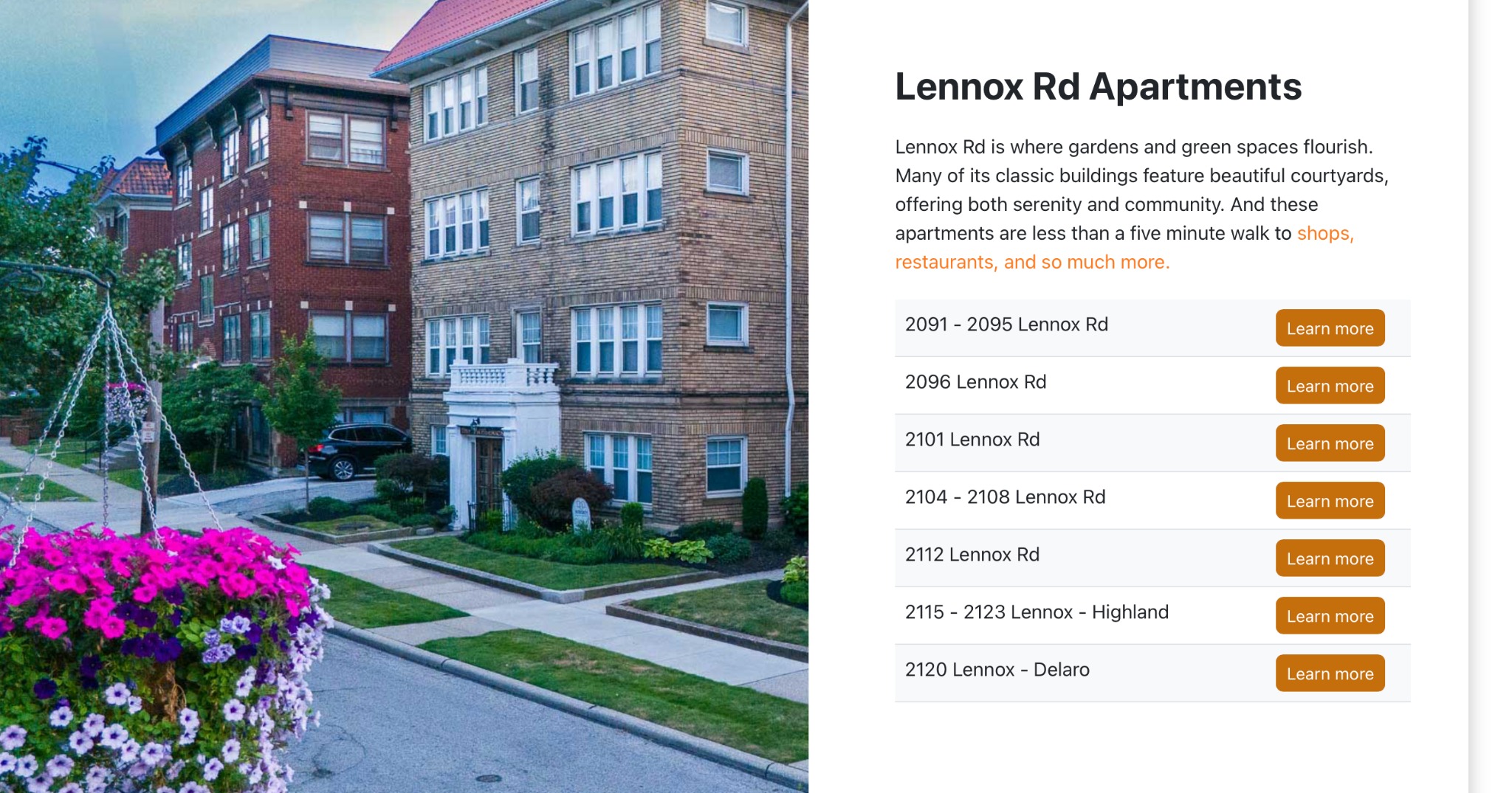 Lennox | Living in Cedar Fairmount